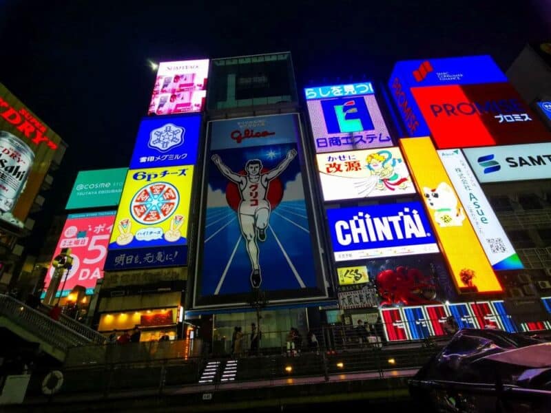 Osaka – Dotonbori und der Glico Mann
