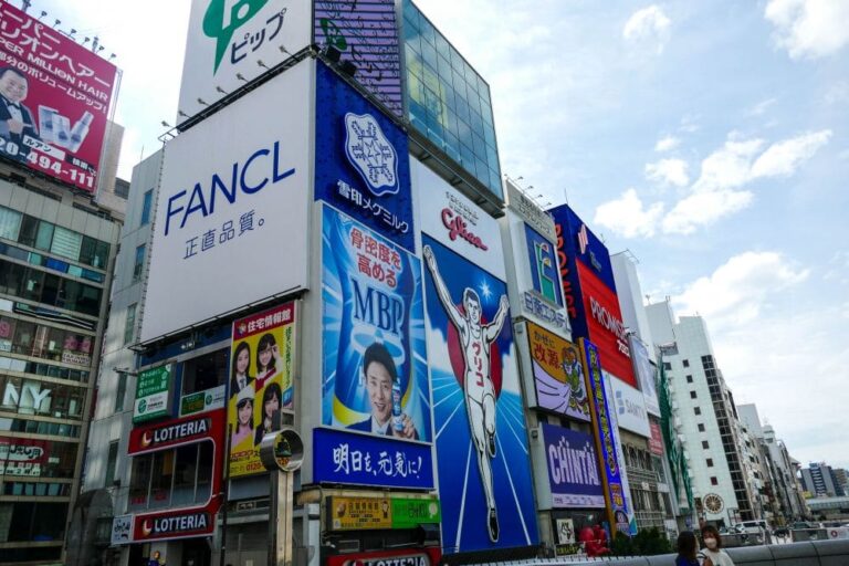 Osaka – Dotonbori und der Glico Mann