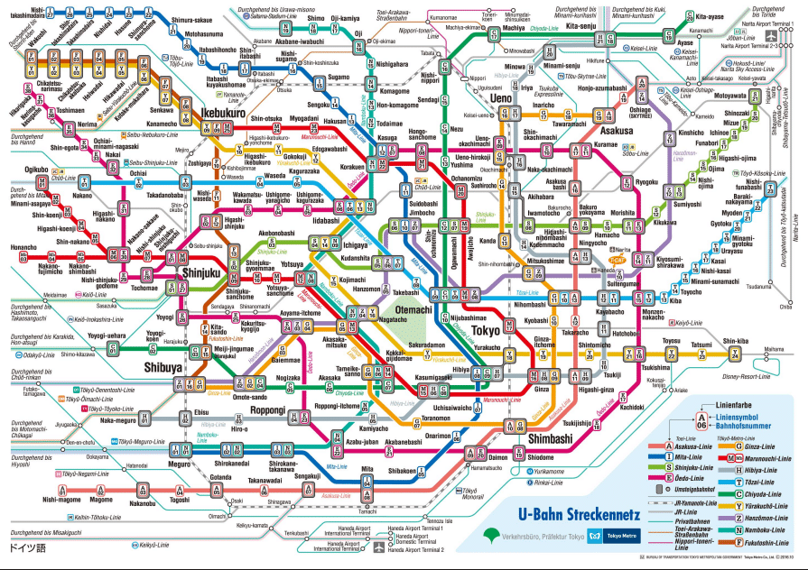 Metro und U-Bahn in Tokio - Euer ultimativer Guide